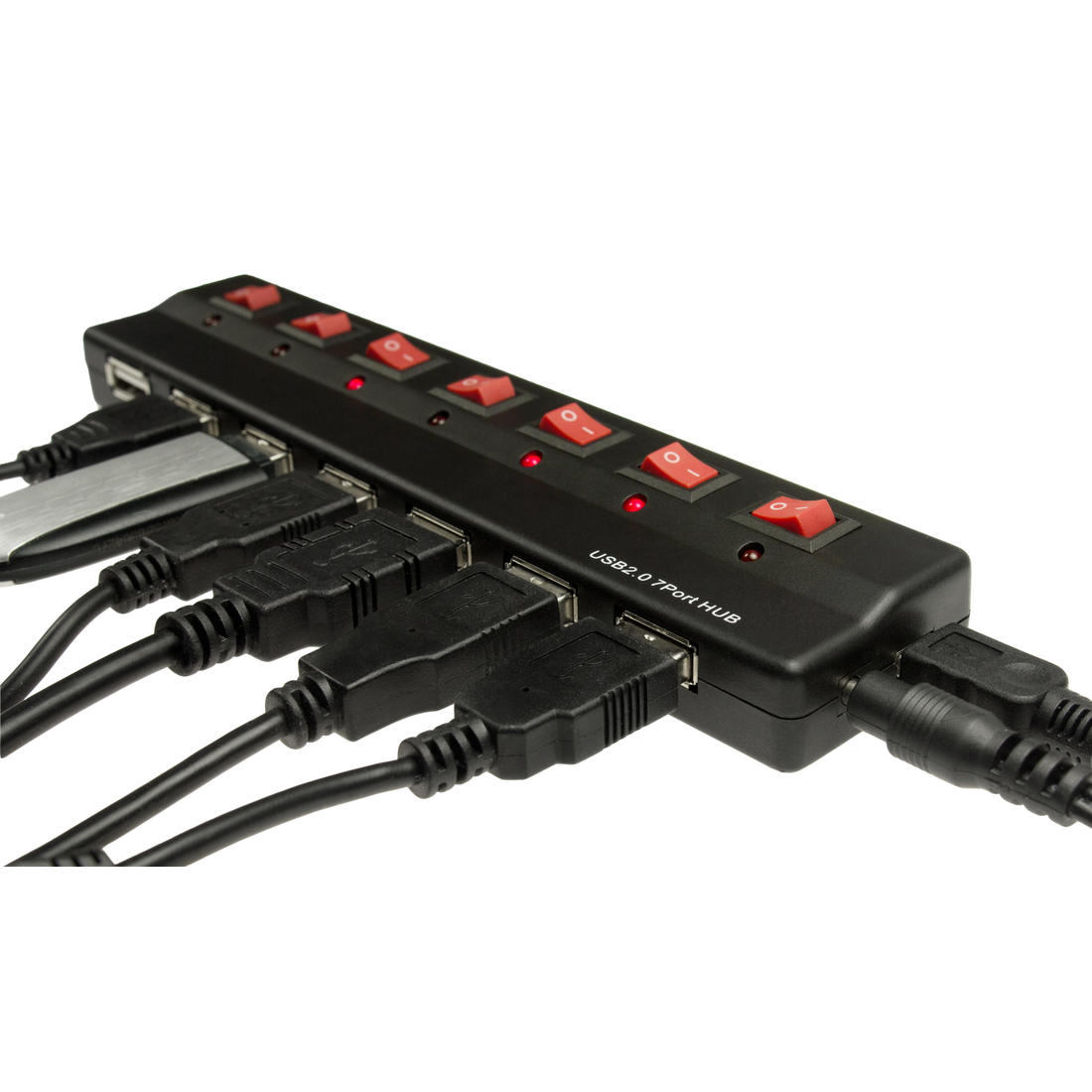 Ultimate Hub mit 7-fach USB + Netzteil | Sonstiges | Linux Fanartikel ...