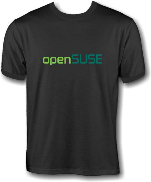 T-Shirt - openSUSE Schrift | T-Shirts | Bekleidung | Linux Fanartikel ...
