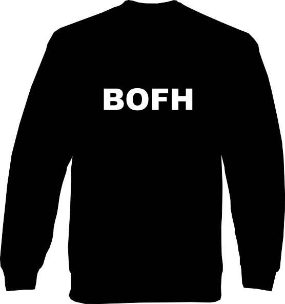Sweat-Shirt - BOFH | Sweat-Shirts | Bekleidung | Linux Fanartikel im ...